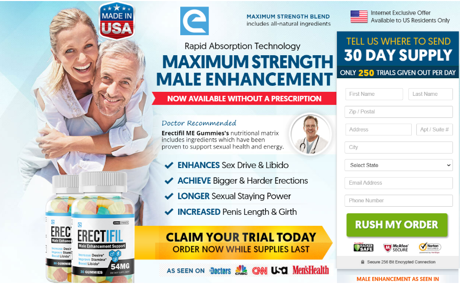 Erectifil ME Gummies: Male Enhancement, Reviews, Shark Tank