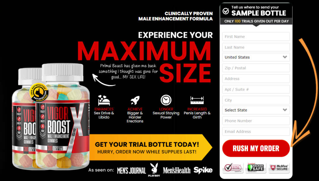 VigorboostX Gummies: Male Enhancement, Reviews, Advantages