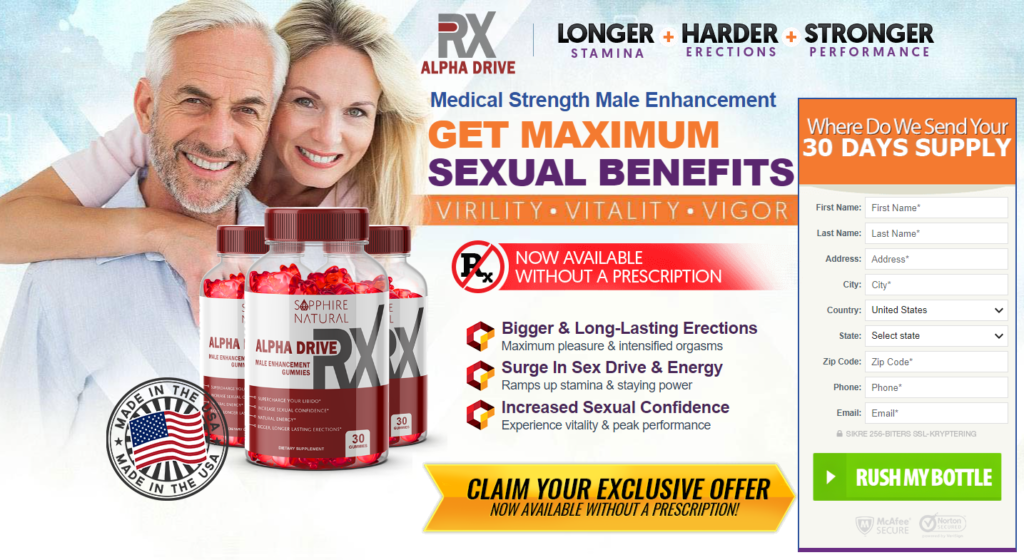 Alpha Drive RX Reviews: Male Enhancement, Official Website, Buy