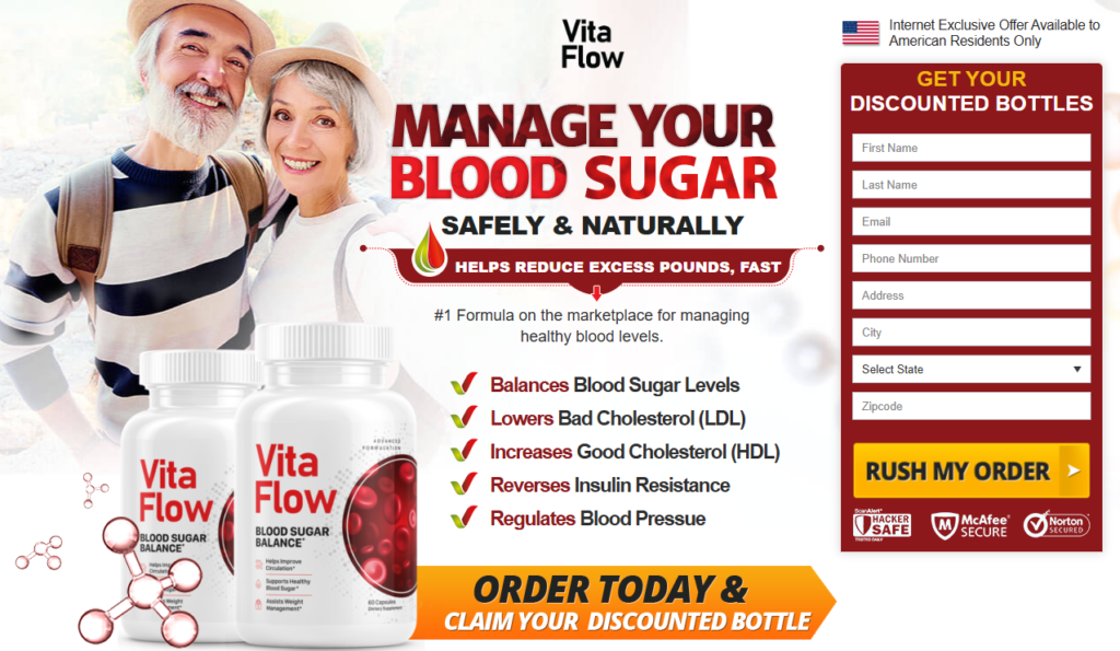 VitaFlow Blood Sugar Capsules: Reviews, Official Website, Buy