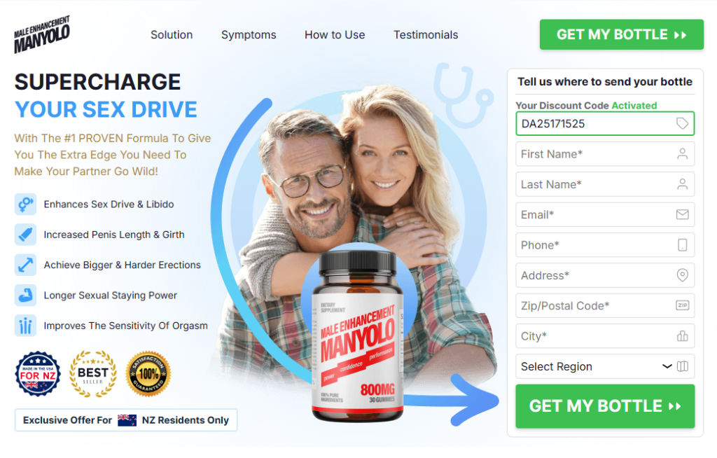Manyolo Gummies New Zealand-NZ: Reviews, Male Enhancement