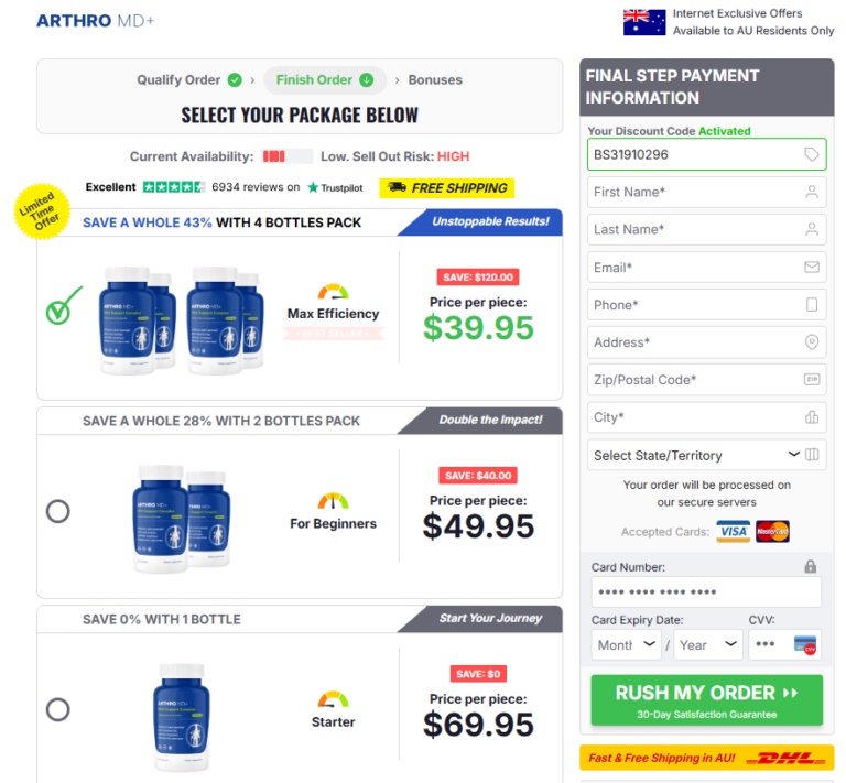 Arthro MD+ Australia Joint Support: Reviews, Price, Official Websit