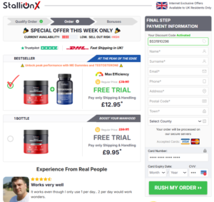 StalliOnX UK: Reviews, Male Enhancement, Price & Pros, Buy