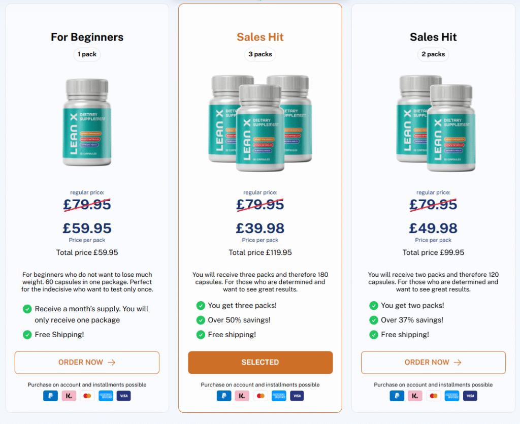 Lean X Diet UK/IE: Reviews, Official Website, Price & Pros, Order