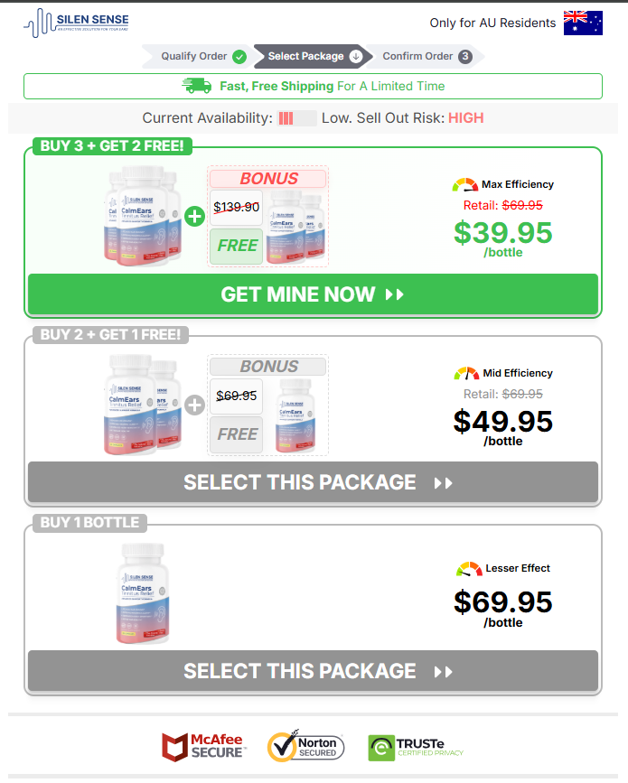 Silen Sense Calm Ears Tinnitus Australia/AU: Reviews, Official Site